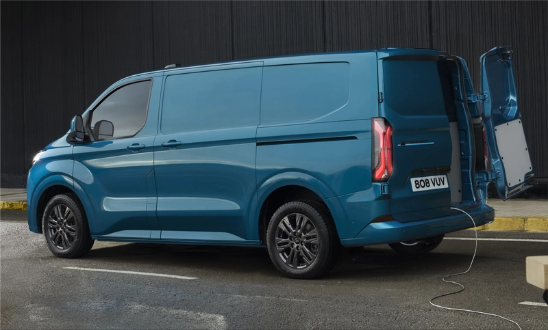 The all-new Ford E-Transit Custom electric van is coming in the fall of ...